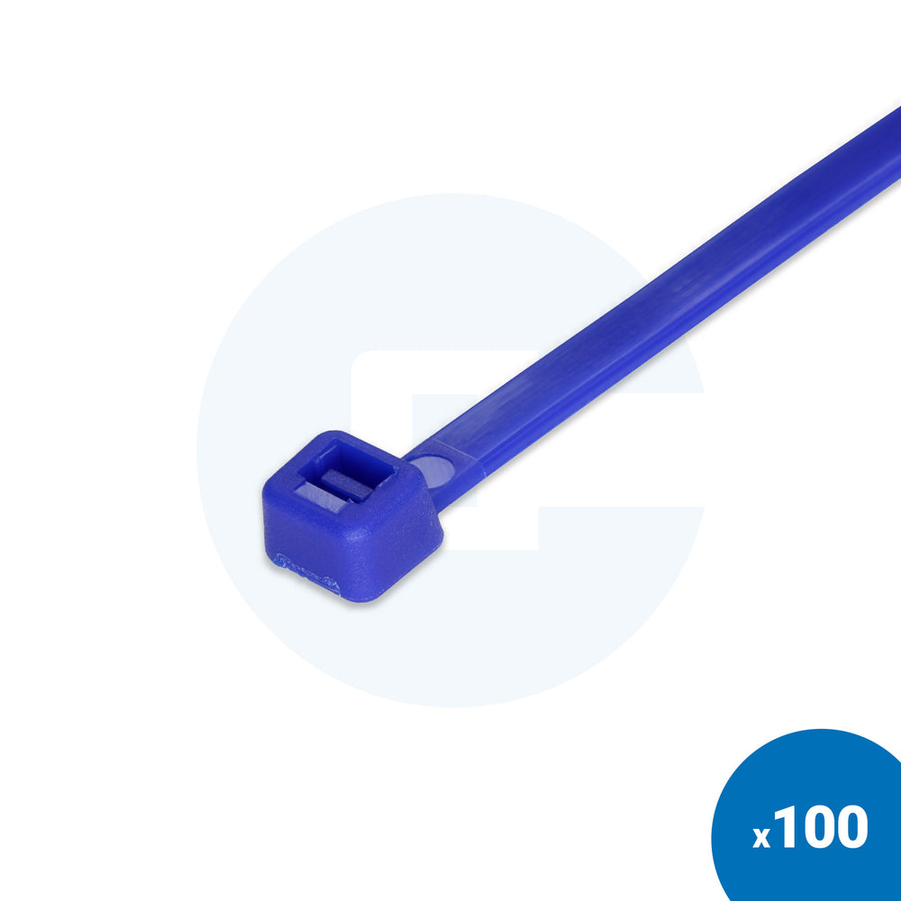 Blue Cable Ties - Pack of 100